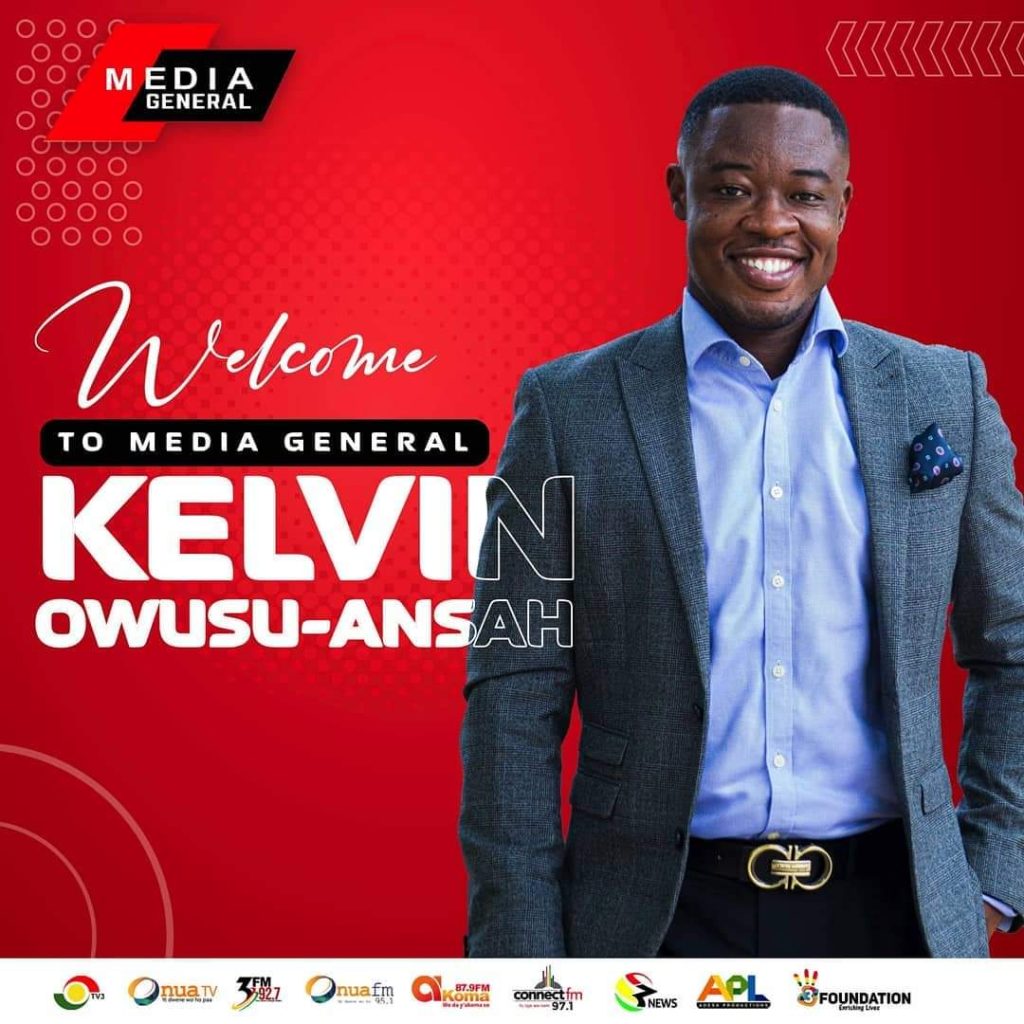 Confirmed Kelvin Owusu Ansah Joins Media General 